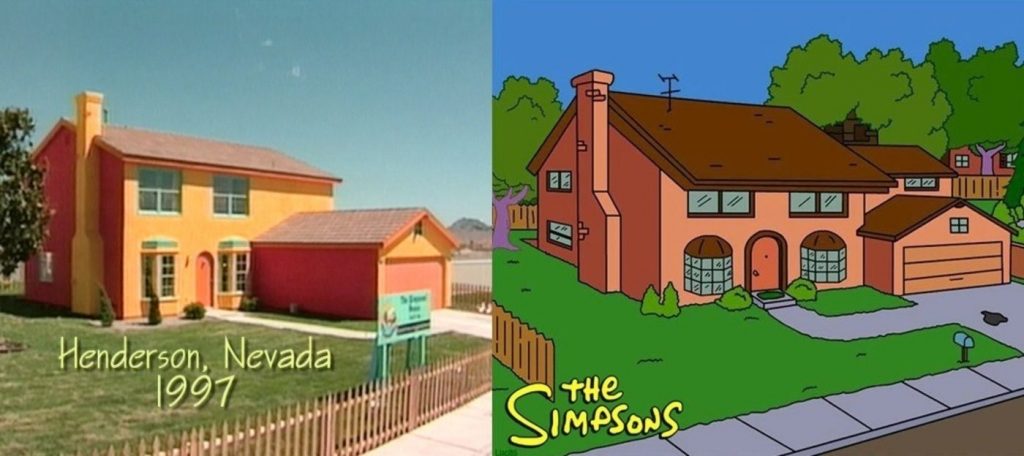 Strange Saga of Simpsons Replica Home - Elegant Casas - Full-Service ...